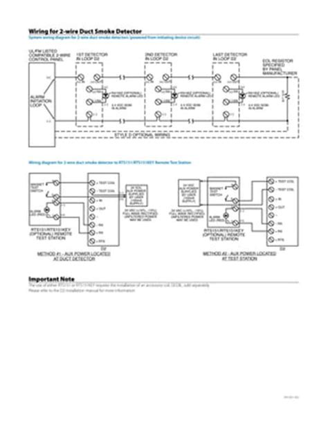 System Sensor Duct Smoke Detector Wiring Diagram