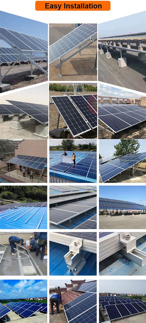 Dual Axis Solar Tracker Mounting System Ground Mounting System Solar Tracking Kit Ground Solar