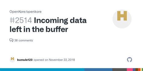 Incoming Data Left In The Buffer · Issue 2514 · Openkoreopenkore · Github