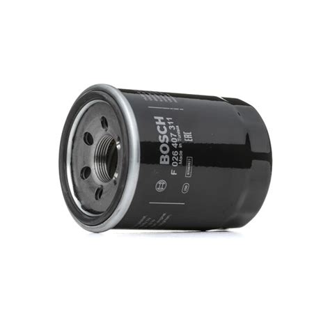 Масляный фильтр F 026 407 311 BOSCH M 26 x 1,5, с возвратным клапаном ...