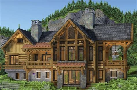 Pin De •georgie• En Minecraft🌺🪼 Arquitectura Minecraft Mansión