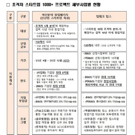 중기부 글로벌 초격차 스타트업 육성 올해 본격 시행 브릿지경제