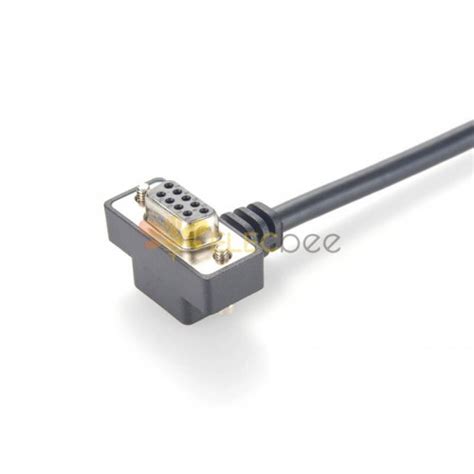 Elecbee Low Profile Up Angle Db9 Female Single Ended Serial Cable 1