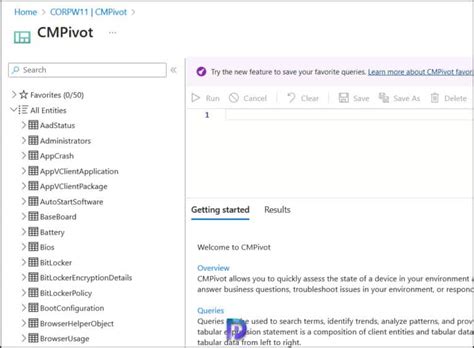 Run Cmpivot Queries From Intune Admin Center Tenant Attach