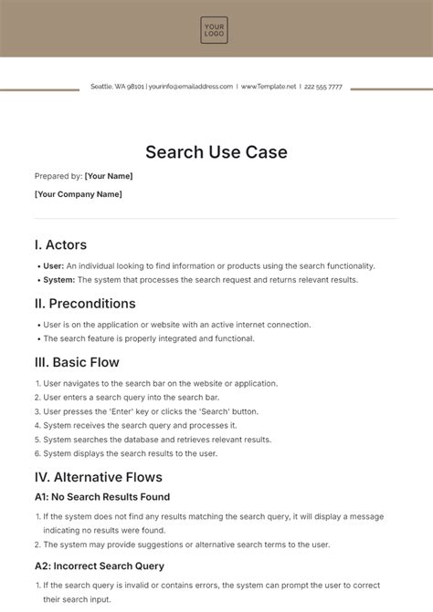 Free Use Case Templates To Edit Online And Print