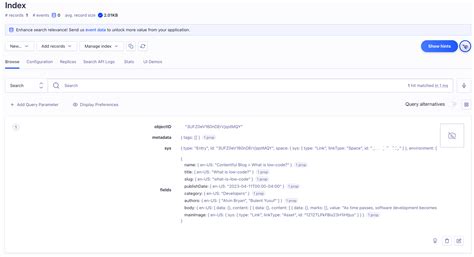 how to integrate algolia and contentful with react js contentful