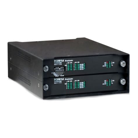 Tc Communications Tc8916 User Manual Pdf Download Manualslib
