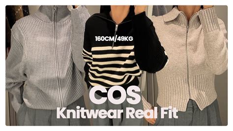 🍂 니트 맛집 코스에서 입어본 가을 신상 🍂 160cm49kg ㅣ Cos신상 Cos하울 Cos가을신상가을니트추천가을