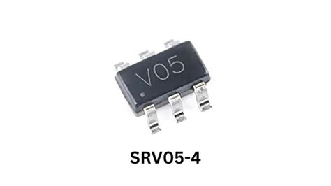 SRV05 4 Ethernet And USB Data Line Protector From Electrostatic Discharge And Surge From Lightning