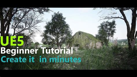create overgrown scene in minutes ue5 beginner tutorial designwithdan