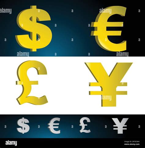 Money Currency Symbols Stock Vector Image And Art Alamy