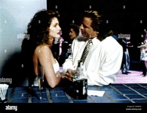 Miami Vice From Left Julia Roberts Don Johnson Mirror Image