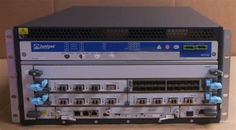 Juniper Mx240 Internet Router 3x Mic 3d 4xge Xfp Mic 3d 20ge Sfp Re S