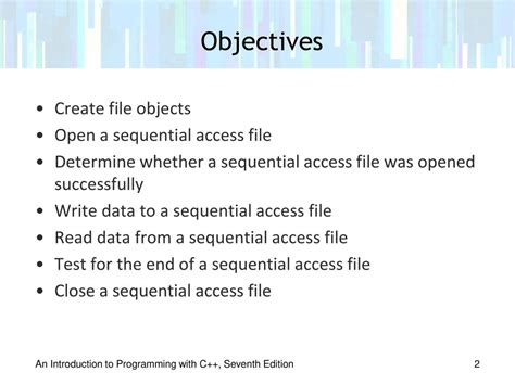 Chapter 14 Sequential Access Files Ppt Download