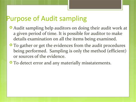Audit Sampling PPT