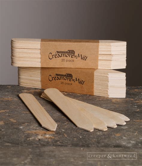 Wooden Seed Plant Labels Pack Creeper And Knotweed