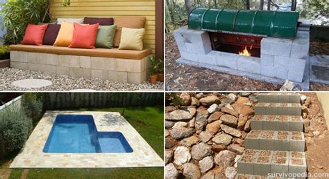 DIY Projects 15 Ideas For Using Cinder Blocks Survivopedia