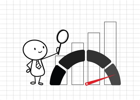 Premium Vector Benchmark Performance Or Kpi Key Performance Indicator Metrics Or Measurement