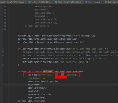 i want to set discoveryuri on queryrunner to submit or query sql to the