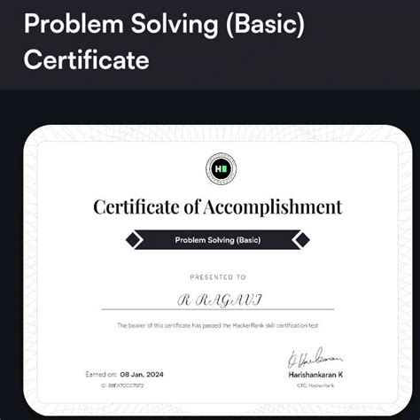 ragavi r on linkedin i m successfully solving a basic sql query in hackerank