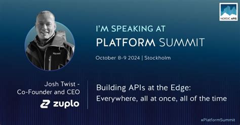 nordic apis on linkedin join us at platform summit for an insightful
