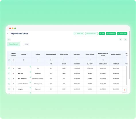 Comprehensive Payroll System Management