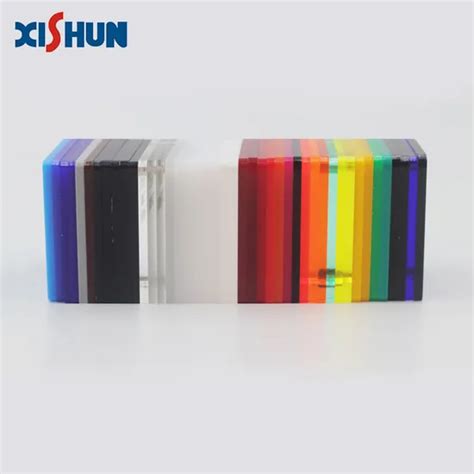 Xishun Color Cast Acrylic Sheet Plexiglass Plastic Pmma Acrylic Sheet