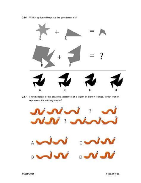 Download Uceed 2024 Question Paper Pdf Uceed Exam Preparation