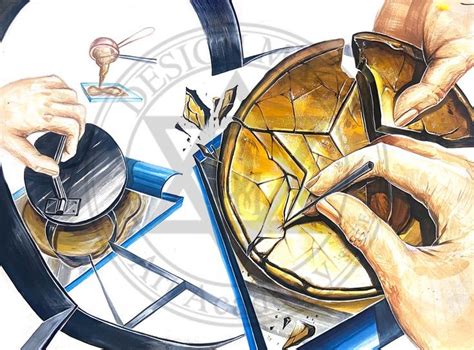 달고나 기초디자인 손 오징어 그리기