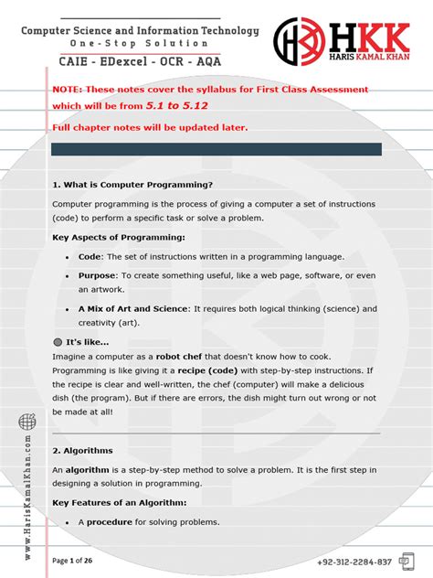 Grade 7 Programming The Computer Python Notes Pdf Data Type Programming