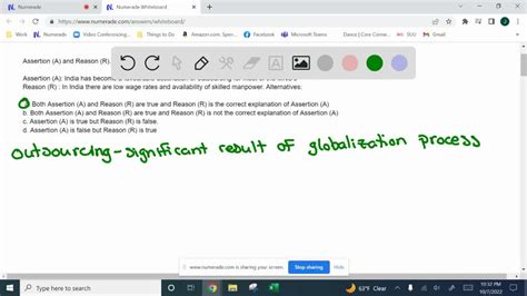 Solved In The Question Given Below There Are Two Statements Marked