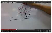 Mrs Yollis Classroom Blog Tutorial Subtracting Across A Zero