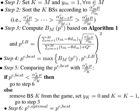 Algorithm 2 Optimal Computing Pricing Download Scientific Diagram