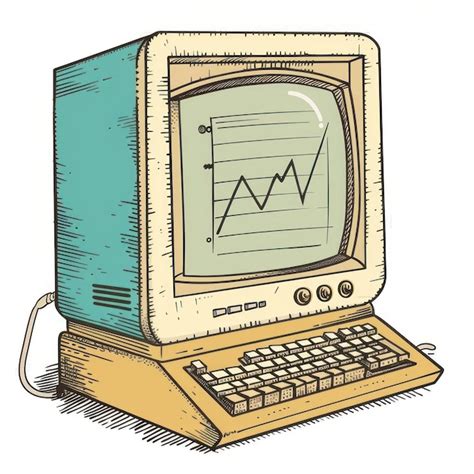 Computer Electronics Hardware Monitor Premium Ai Generated Image