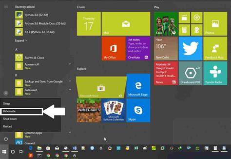 windows 10 hibernate from power options here is a way to enable it