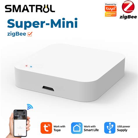 SMATRUL Tuya Zigbee Wireless Gateway Smart Home Can Be Used With Smart Life Alexa Google