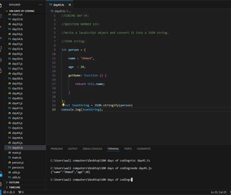 Maham Ahsan On Linkedin 100daysofcode Javascript Typescript