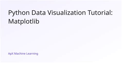 Python Data Visualization Tutorial Matplotlib And Seaborn