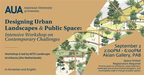 Designing Urban Landscapes And Public Space Intensive Workshop On Contemporary Challenges