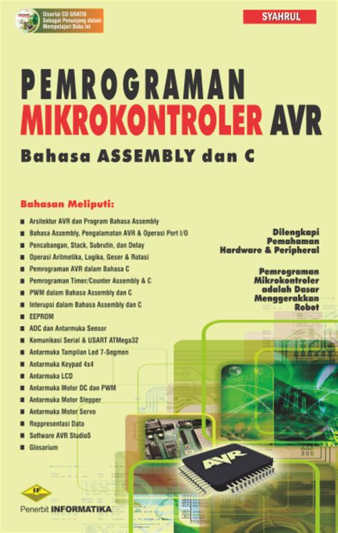 Pemrograman Mikrokontroler Avr Bahasa Assembly Dan C Cd Toko Buku
