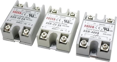Ssr 10va Ssr 25va Ssr 40va 10a 25a 40a Relais Regulator 24 380vac Output Ssr 10va 25va 40va