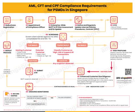 Aml Cft And Cpf Compliance Requirements For Psmds In Singapore
