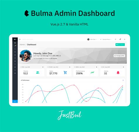 Admin One — Bulma Buefy Dashboard Template
