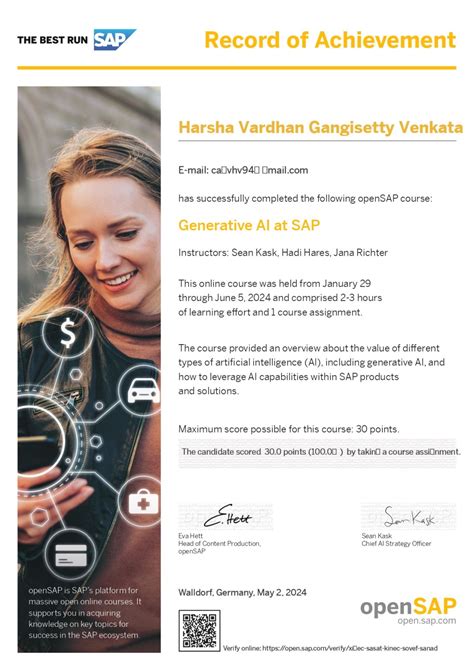 Harsha Vardhan Gangisetty Venkata On Linkedin Excited To Share That Ive Successfully Completed