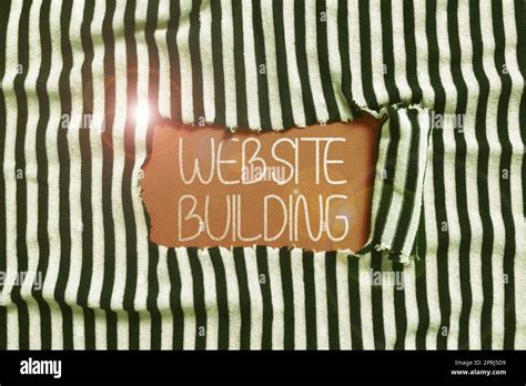 Text Caption Presenting Website Building Business Concept Site Is