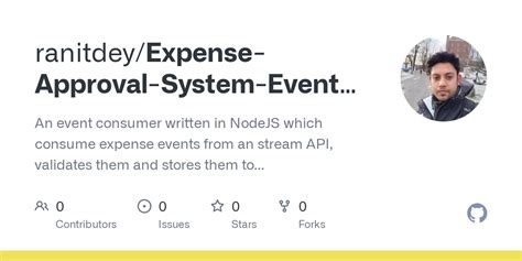 Github Ranitdeyexpense Approval System Event Consumer An Event