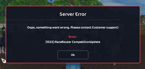 Server Error Message R StarStable