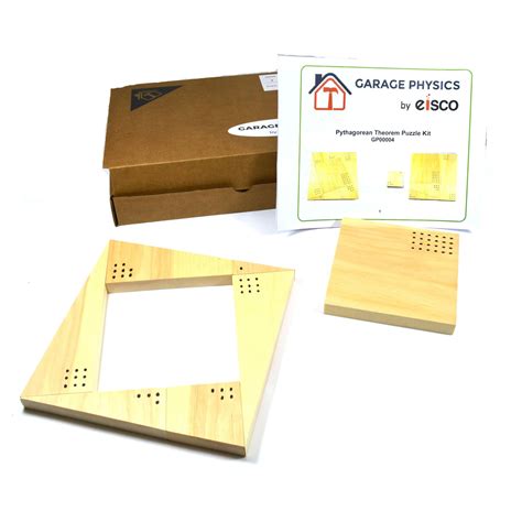 Eisco GP00004 Garage Physics Pythagorean Theorem Puzzle Kit Rapid Electronics