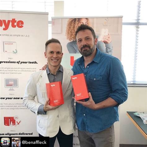 Ben Affleck Byte Aligners Byte Invisible Teeth Aligners Invisalign