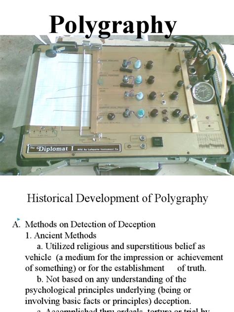 Polygraphy Pdf Polygraph Lie